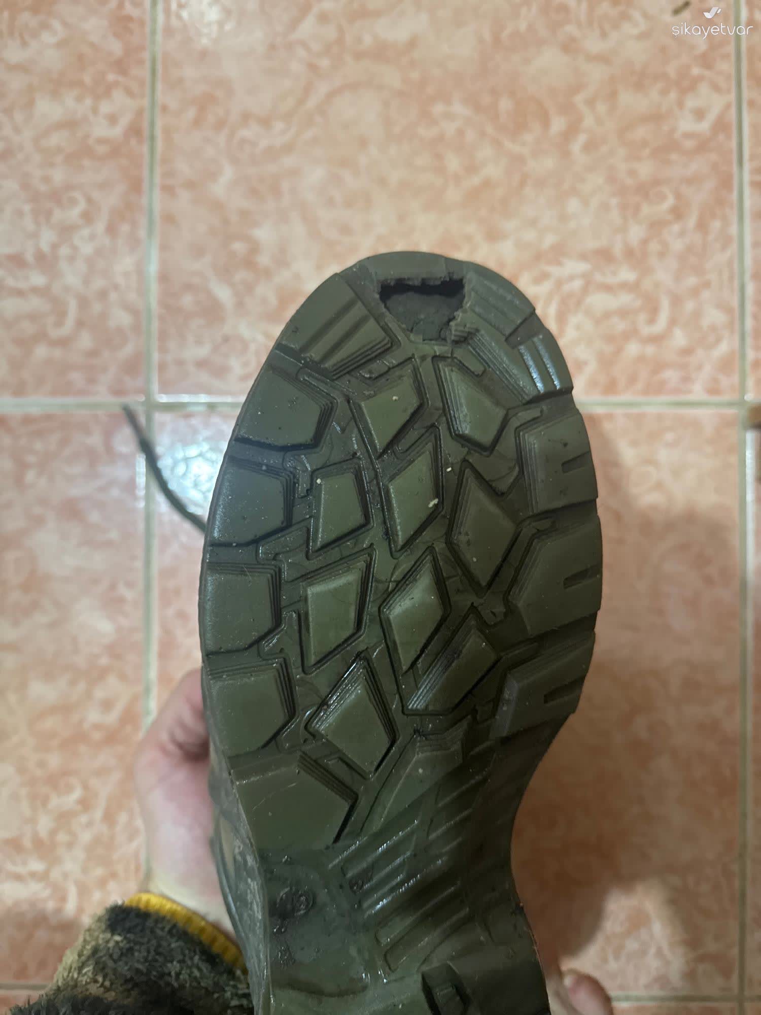 Boyner Su Geçirmez Bot Kısa Sürede Tabanı Koptu, Kalite Hayal Kırıklığı ...