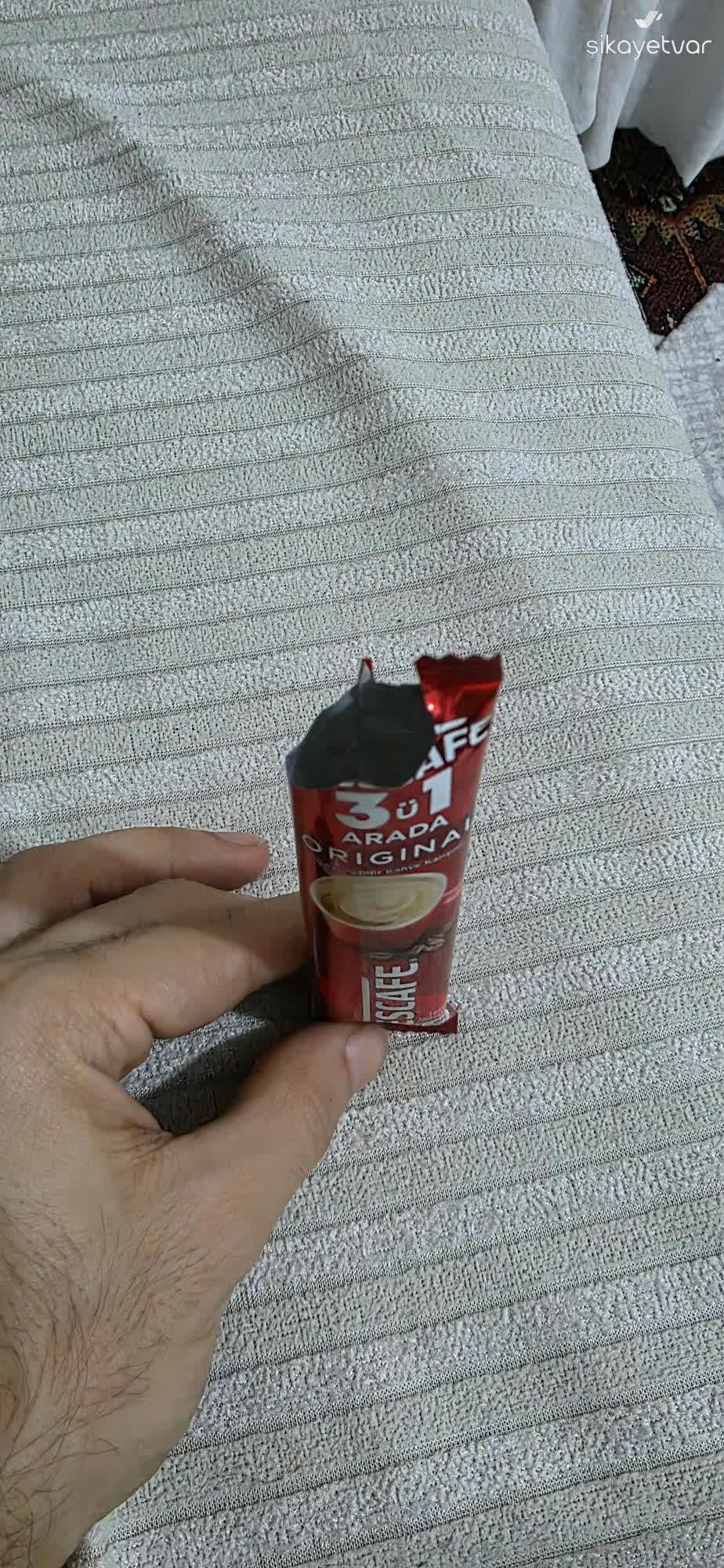 Nescafe 3'ü 1 Arada Paketi İçinde Yetersiz Kahve - Şikayetvar