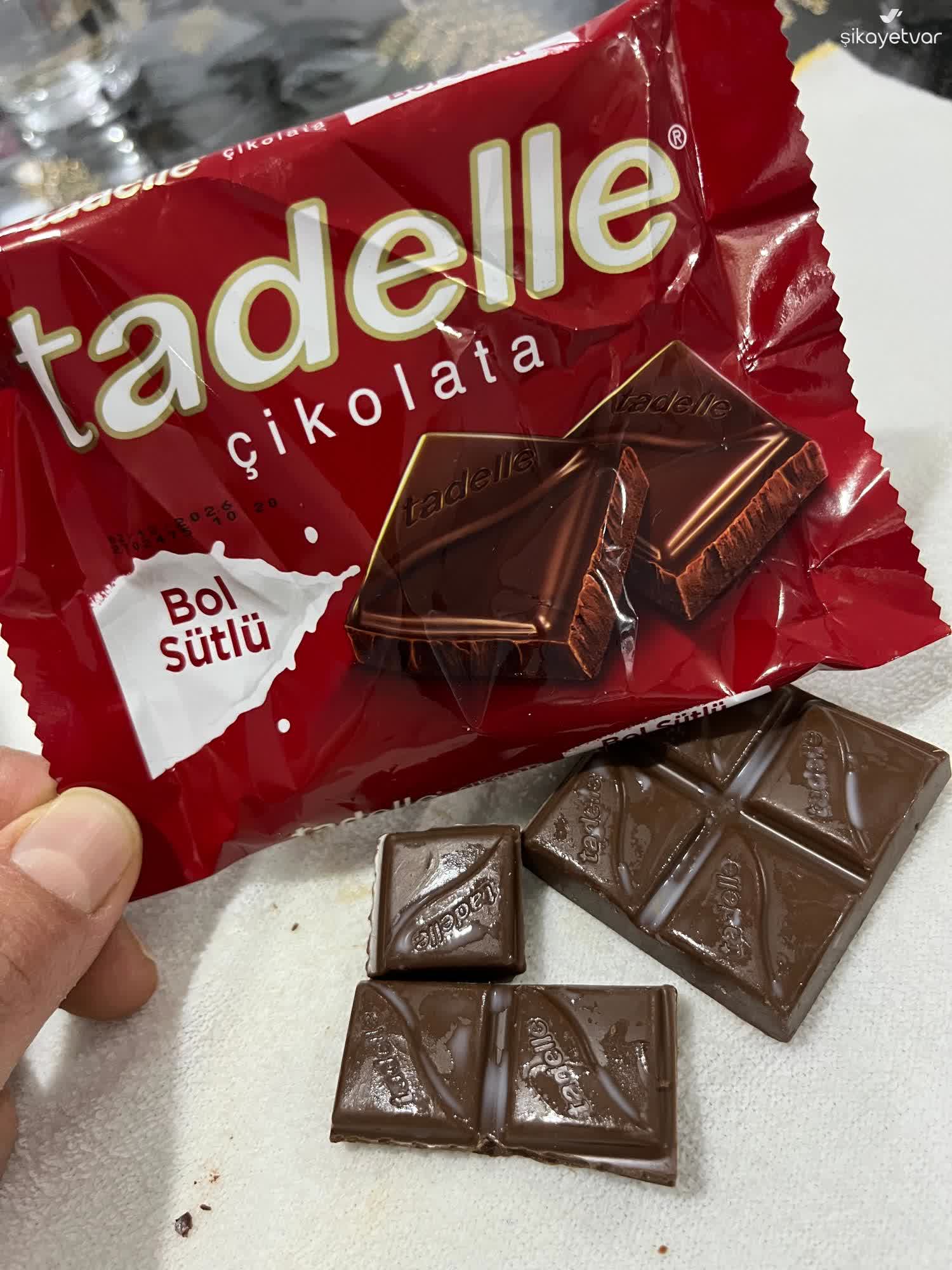 Tadelle Islak Çikolata Ürünün Bozulması Ve İade Talebi - Şikayetvar