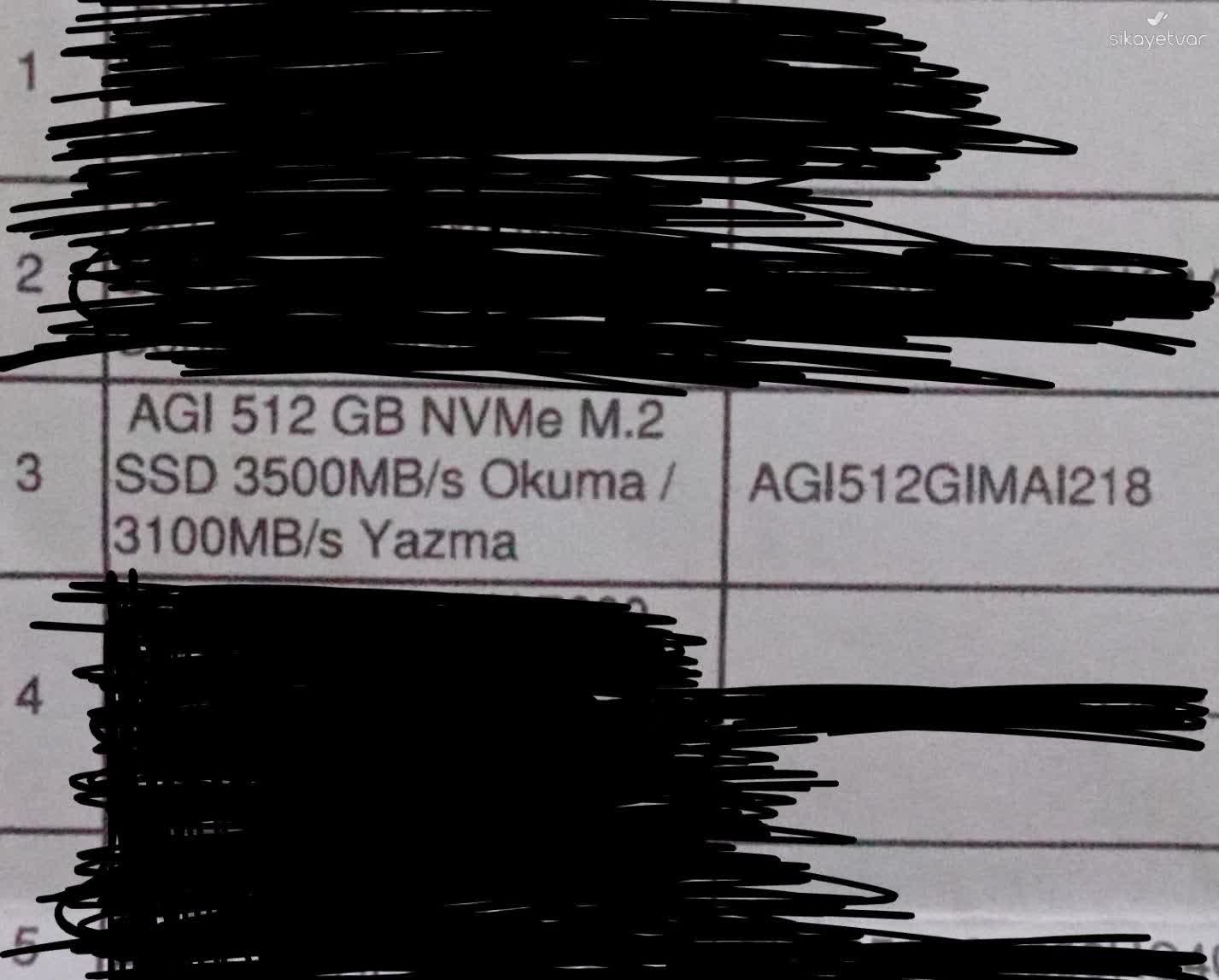Gençer Gaming SSD Yazma Hızı Faturada Belirtilen 3100 MB/s Değerine ...