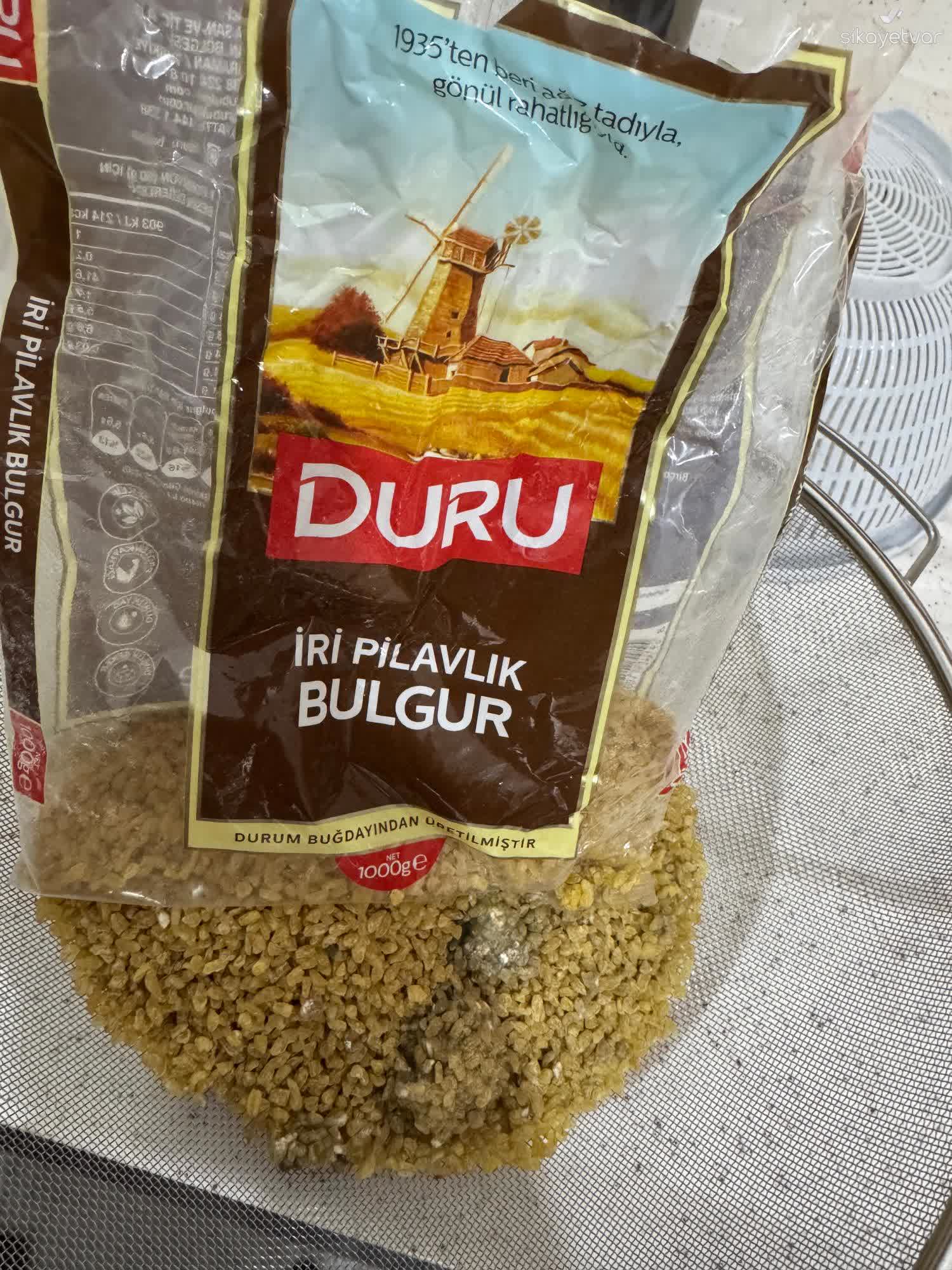 Happy Center Duru Pilavlık Bulgur Paketi Küflü Çıktı, Sağlık Endişesi ...