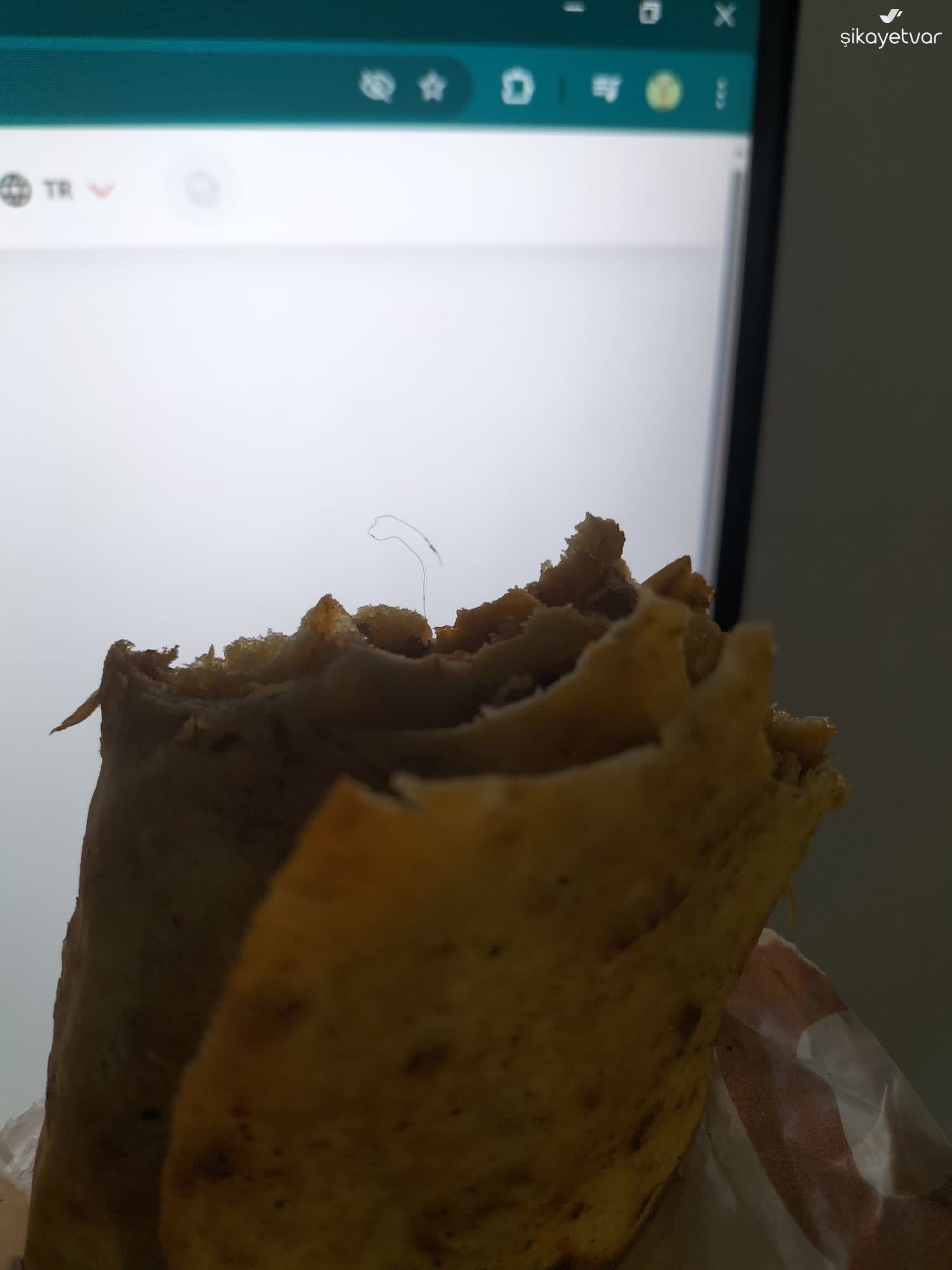 Mogaf Hatay Döner Dönerin Tam Ortasında Kıl Çıkması - Şikayetvar