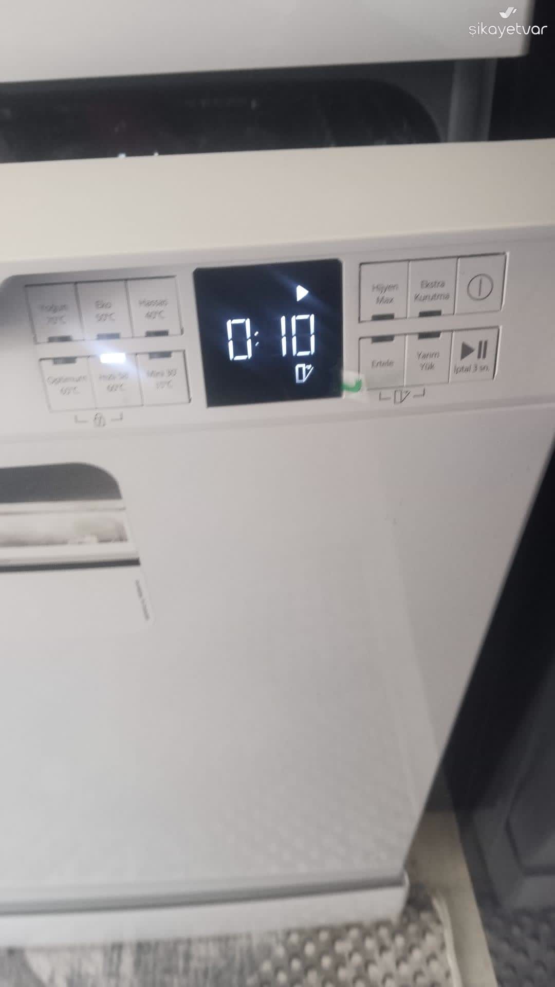 Arçelik 6466 Bulaşık Makinesinde Kapak Erken Açılması Ve Islak Düşme ...