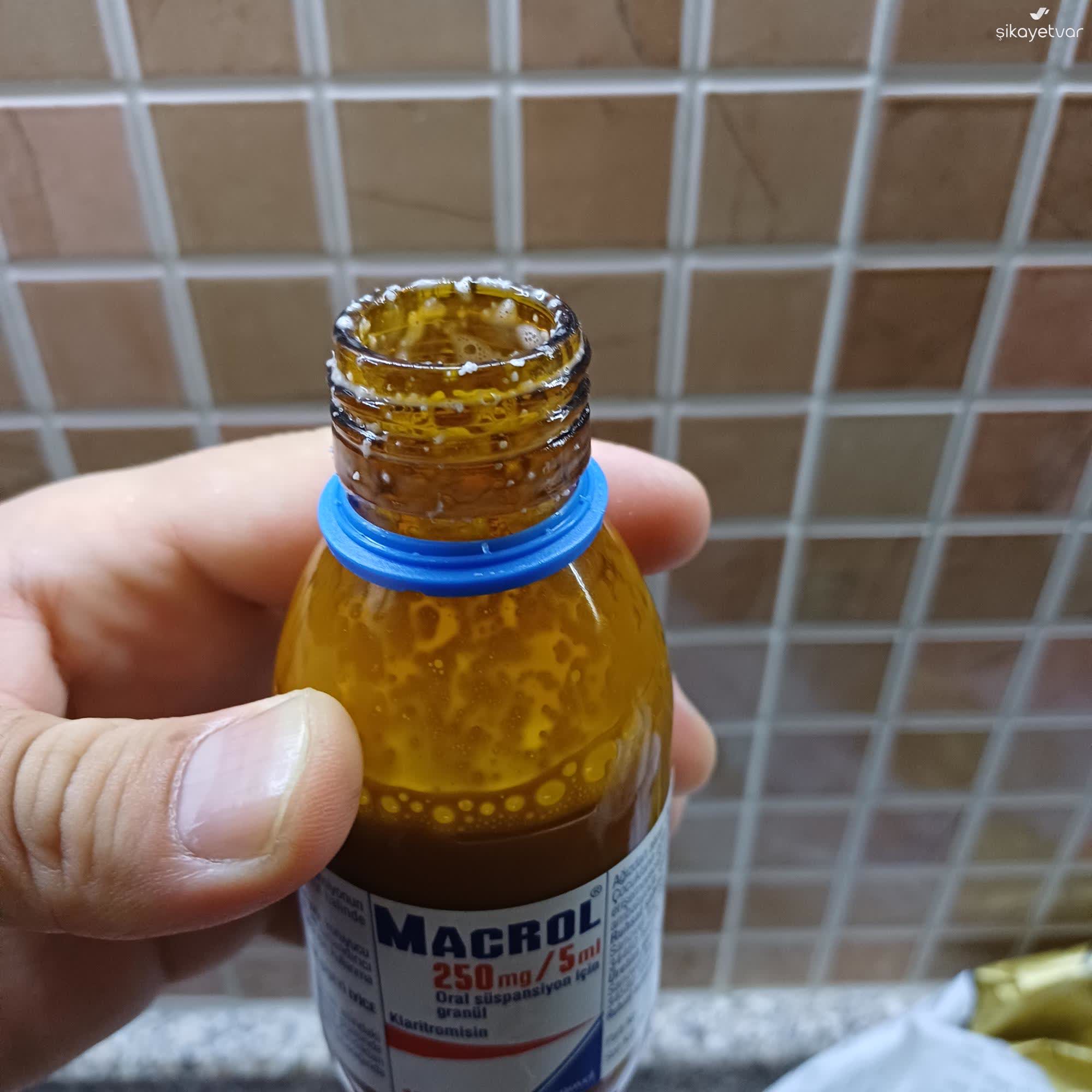 Sanovel İlaç Granül Formdaki Macrol Şurubunda Kireç Gibi Sert Parçalar ...
