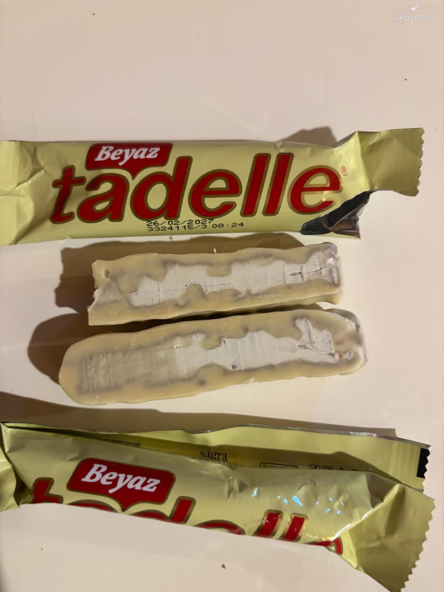 Tadelle Bozuk Beyaz Çikolata Ürünü İçin Uzun Süreli Geri Dönüş ...