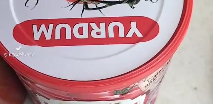 Yurdum Konserve Yurdum Biber Salçasından Sinek Çıktı! - Şikayetvar