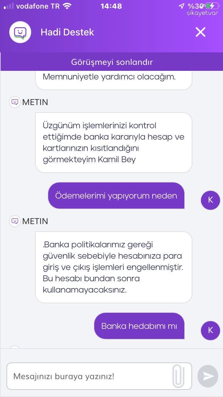 Hadi - TOMBANK Kredi Kartım Açıklamasız Kapatıldı, Açıklama Ve Yeniden ...
